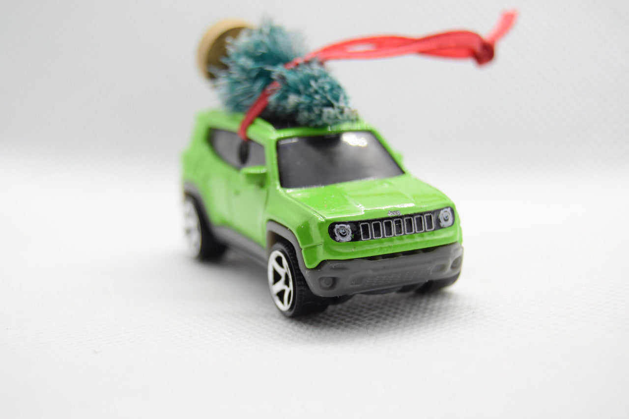 Jeep Renegade Christmas Ornament with Tree – Offroad Collectibles